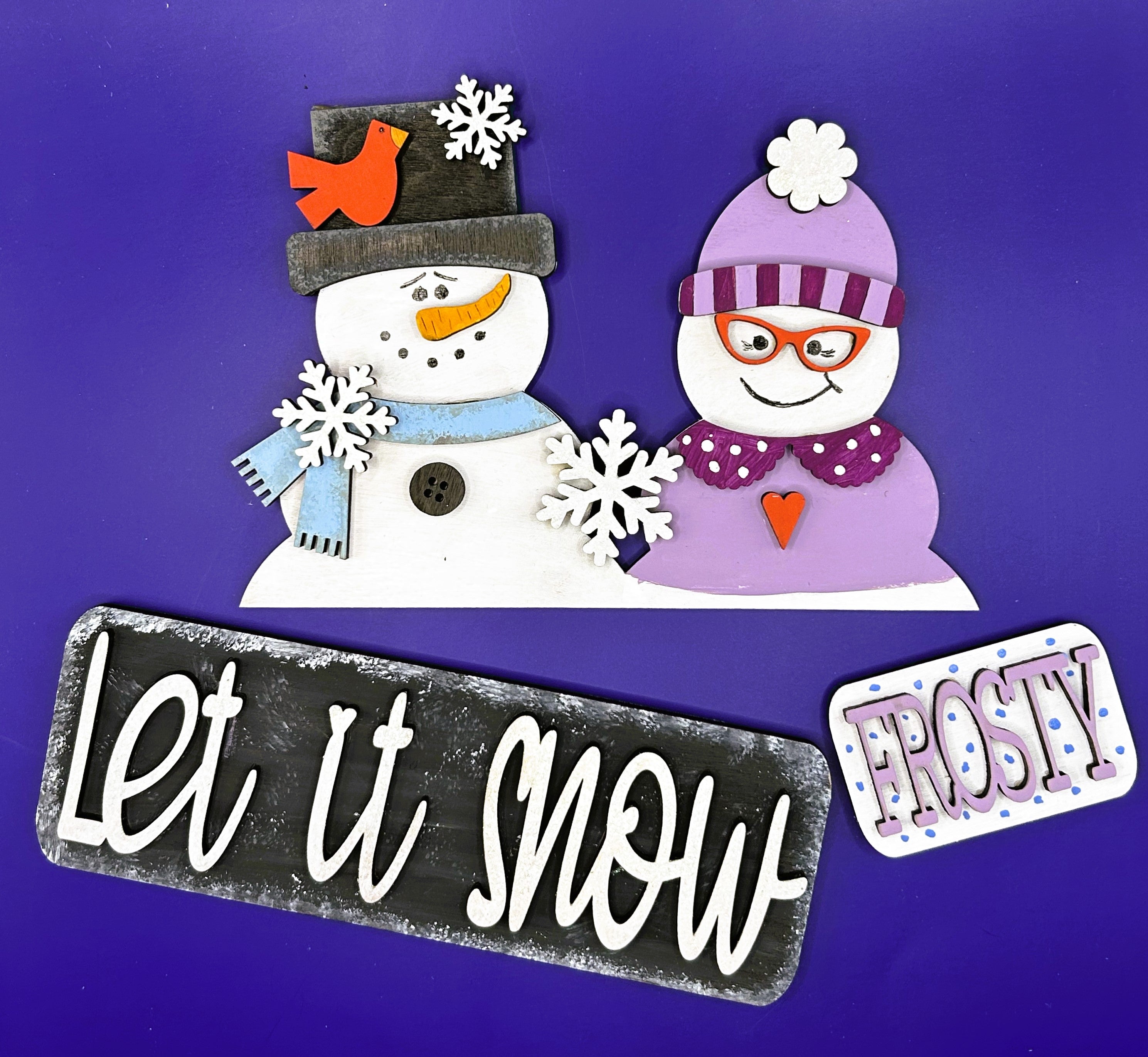 Let It Snow - Interchangeable Farmhouse Truck DIY add on – Hidden Wood ...